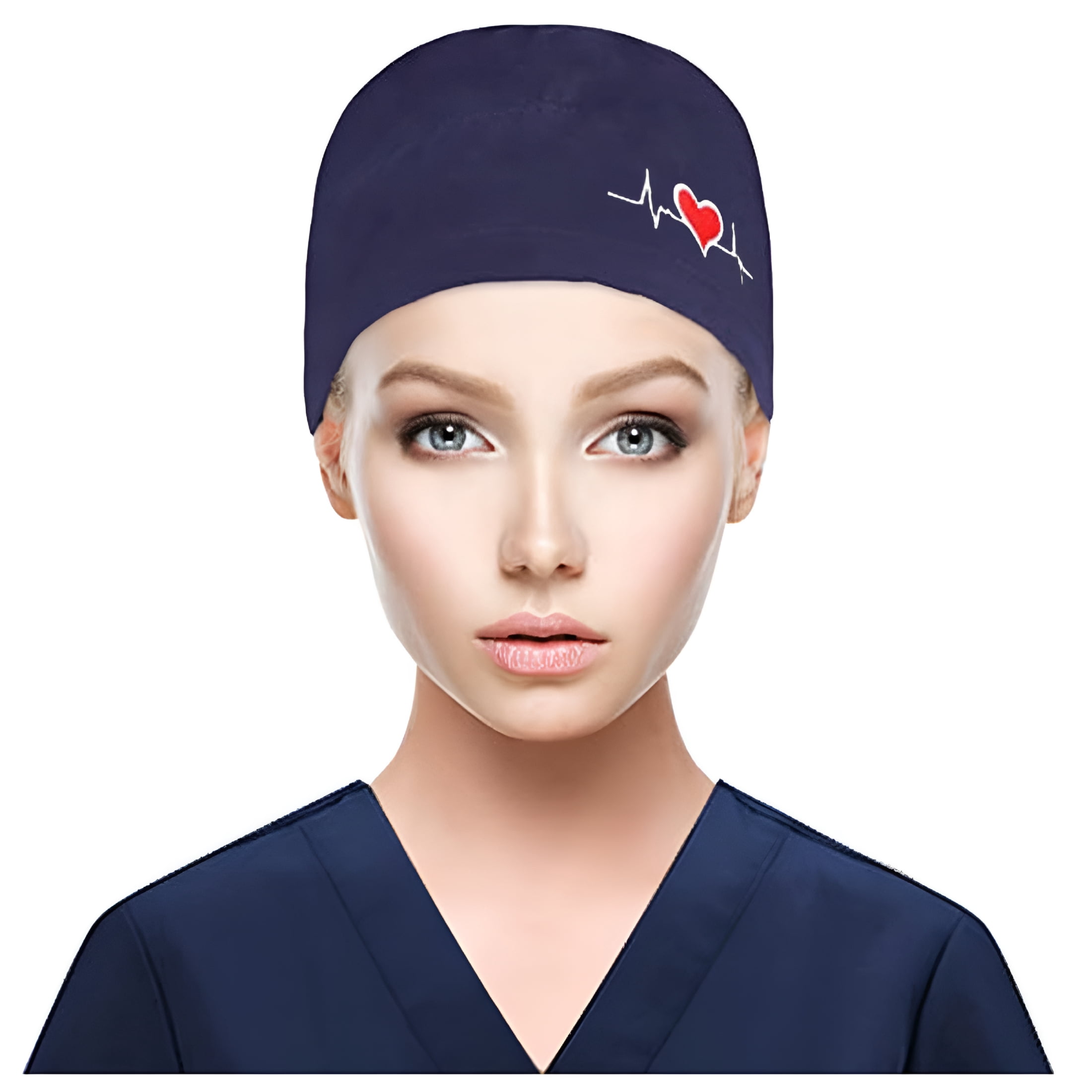 TELOLY Nurse Caps for Women Scrub Hats Scrub Caps Chef Hat Nurse Hat ...