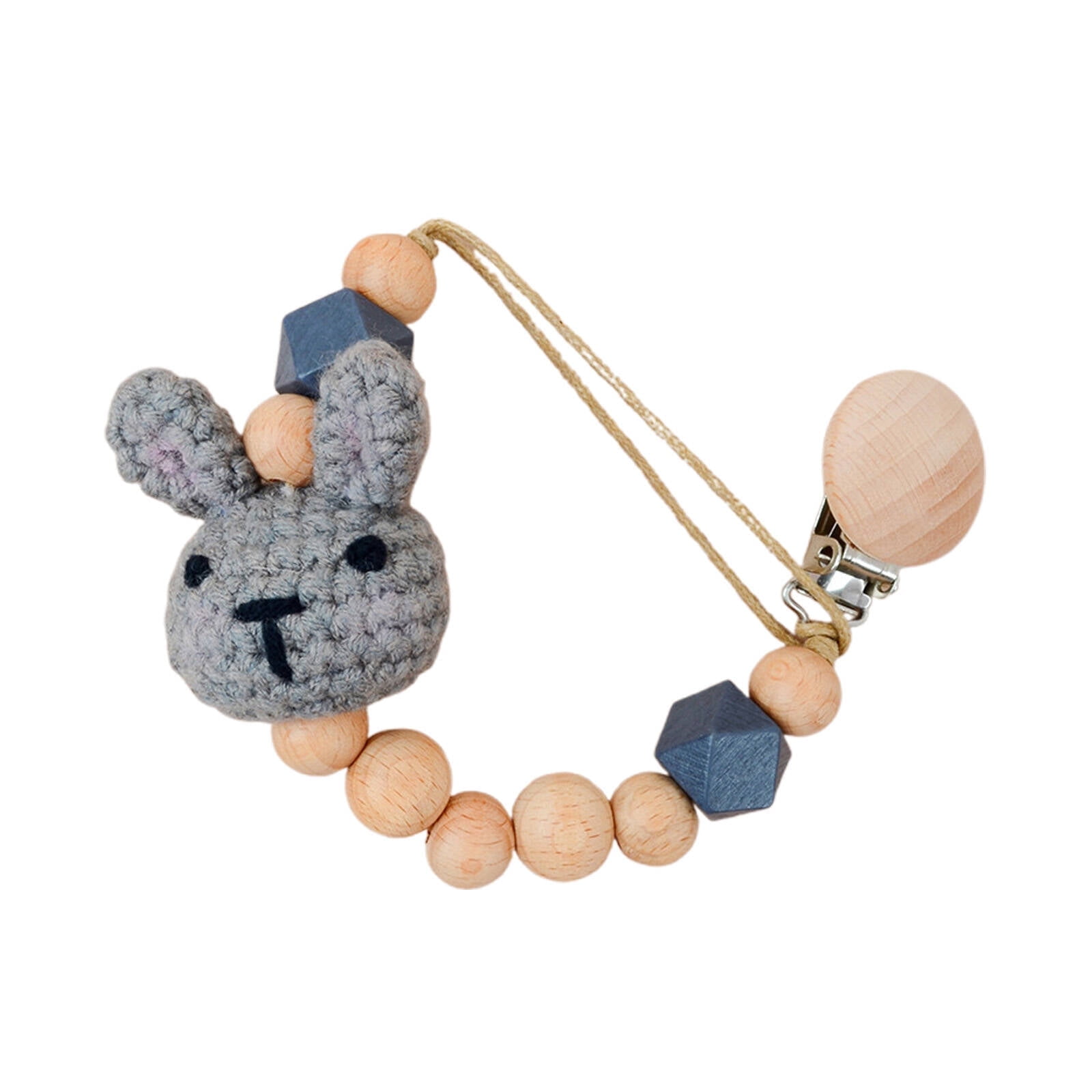 TELOLY Pacifier Clip Cartoon Design Pacifiers Universal Compatibility ...