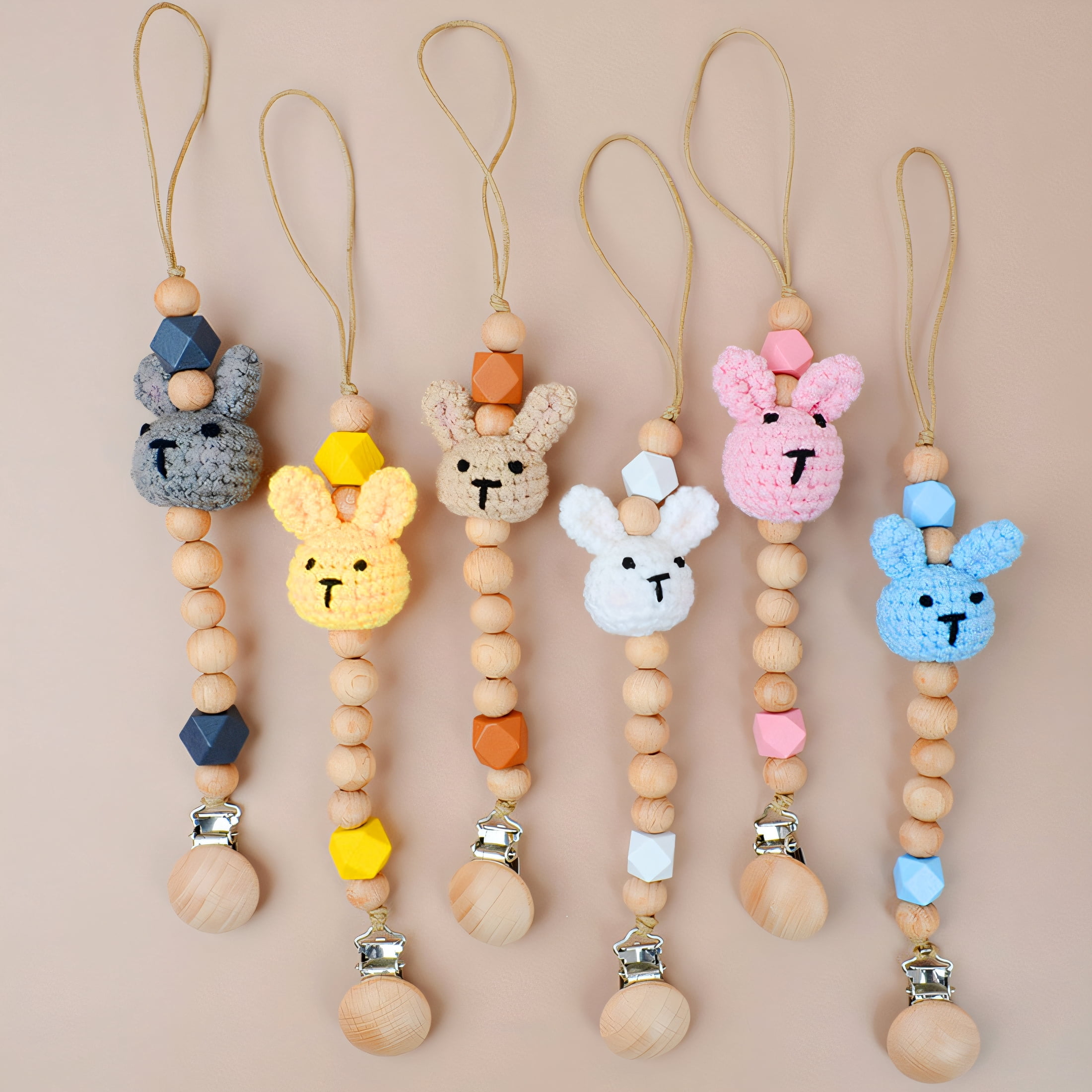 TELOLY Pacifier Clip Lightweight Design Pacifier Holder Easy to ...