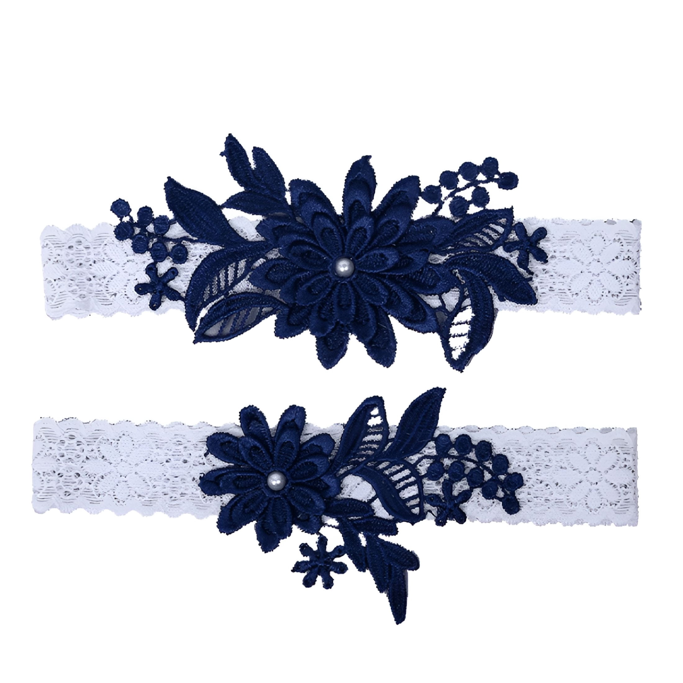 TELOLY Pieces Wedding Garters Lace Bridal Garter Hand Sewn Pearls ...