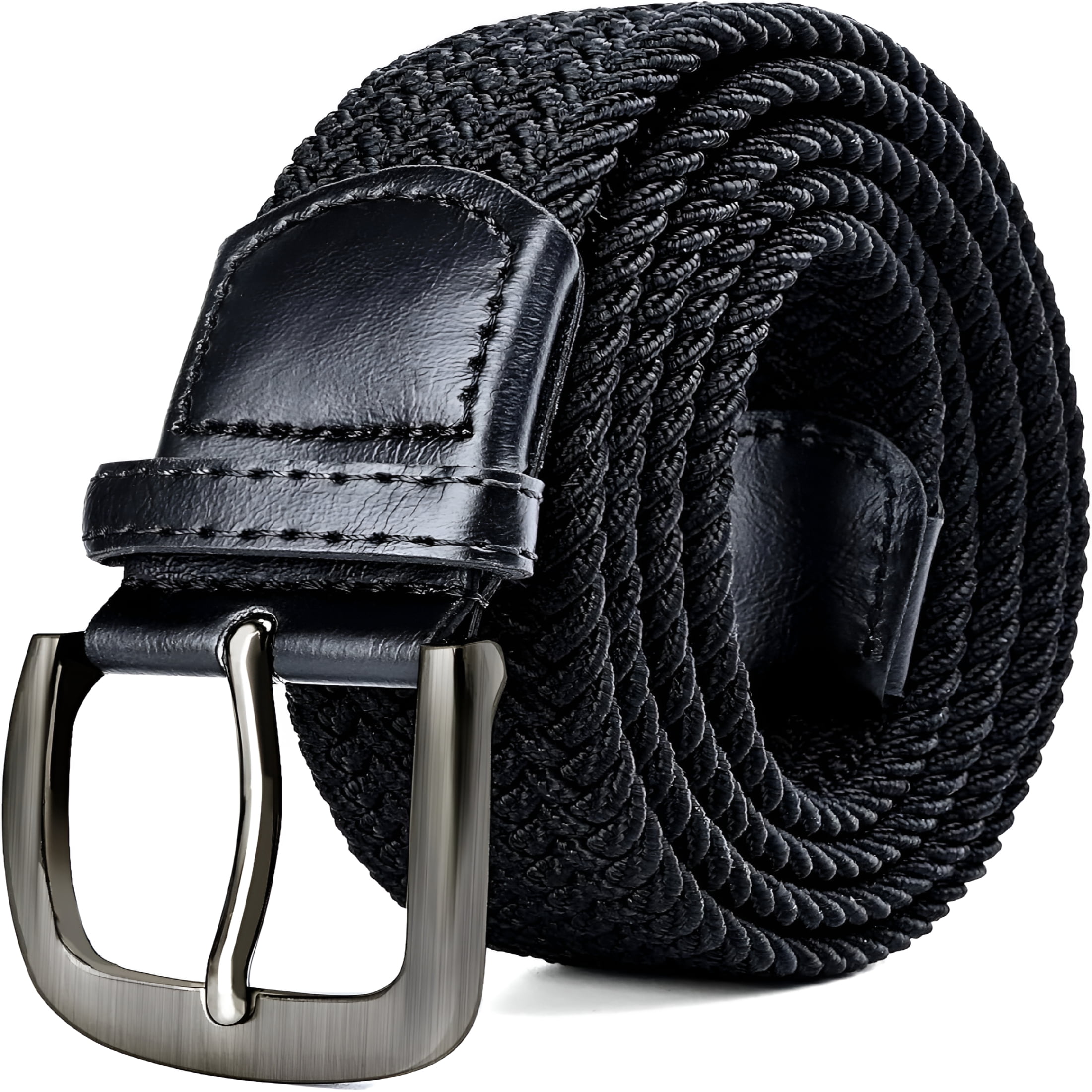 TELOLY Plus Size 47’’ to 71’’ Mens Stretch Elastic Woven Web Casual ...