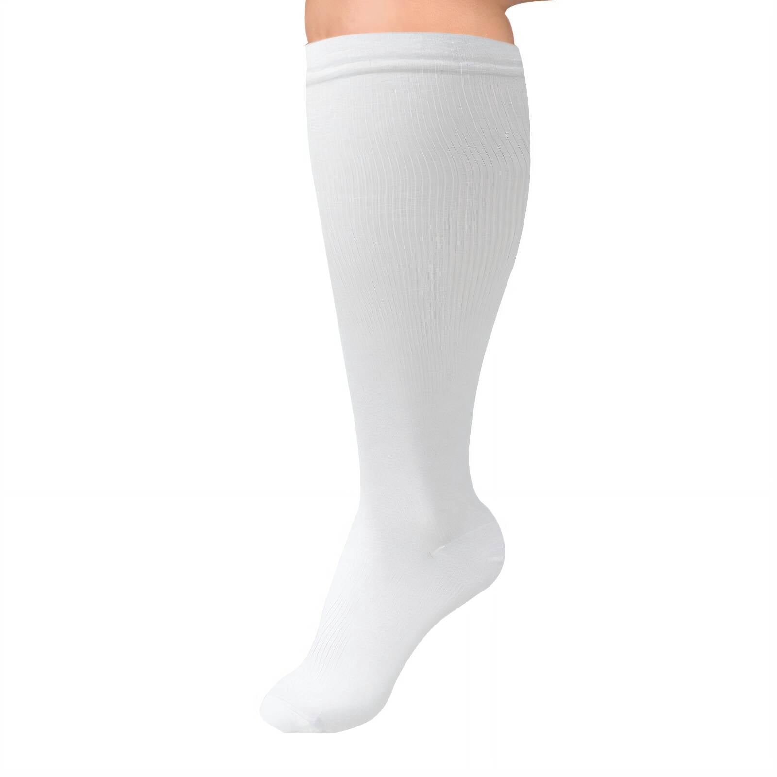 TELOLY Plus Size Compression Socks Wide Calf,Anti-Slip Shock ABSorption ...