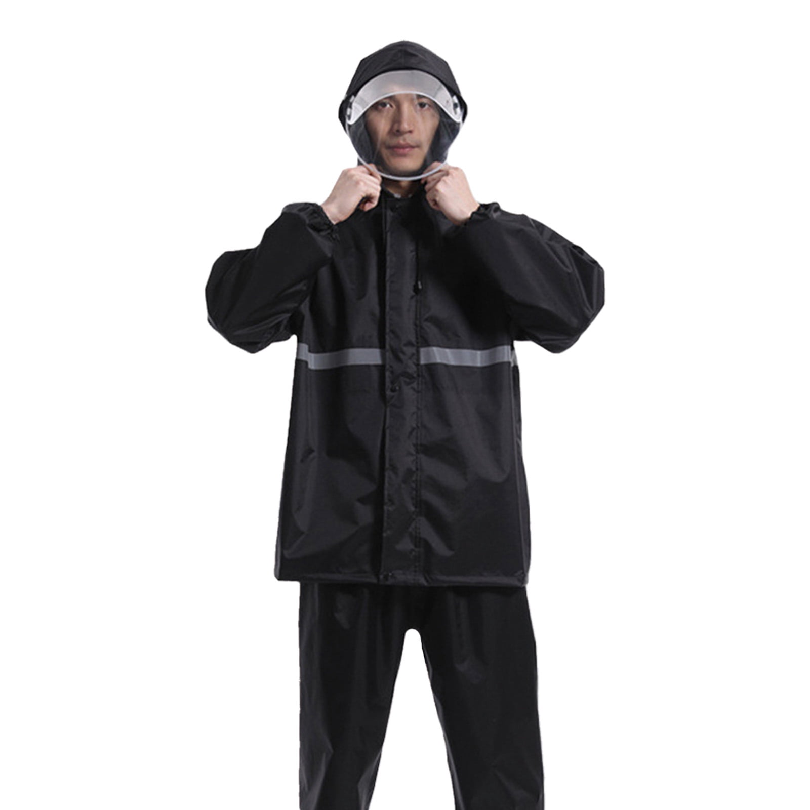 TELOLY Poncho,Breathable Mesh Interior Double Brim Ponchos Adult,All-Weather Waterproof ...