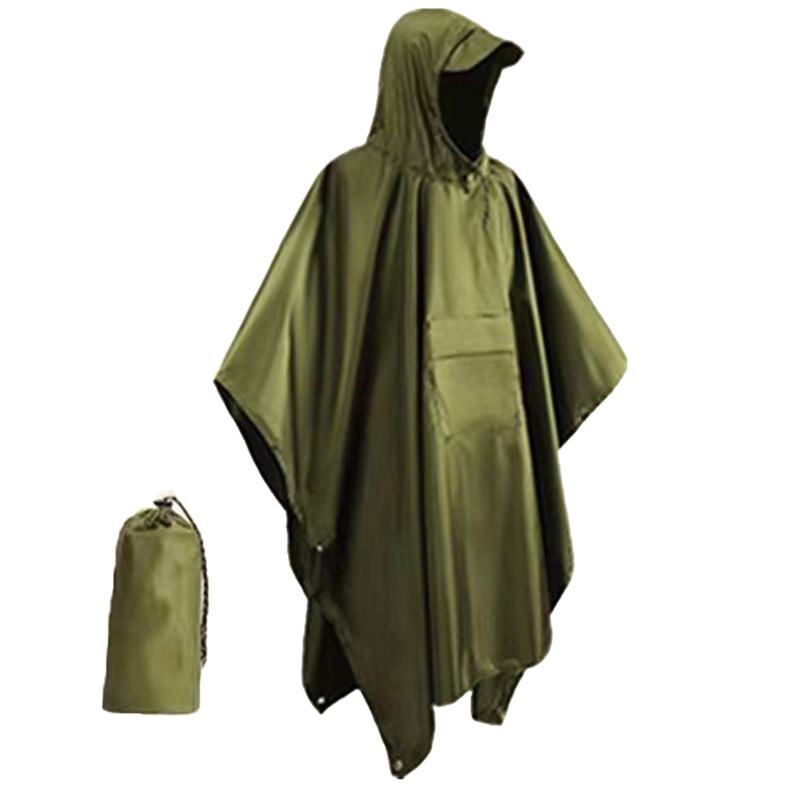 TELOLY Poncho,Three-in-One Functionality Flat Ponchos Adult,High ...