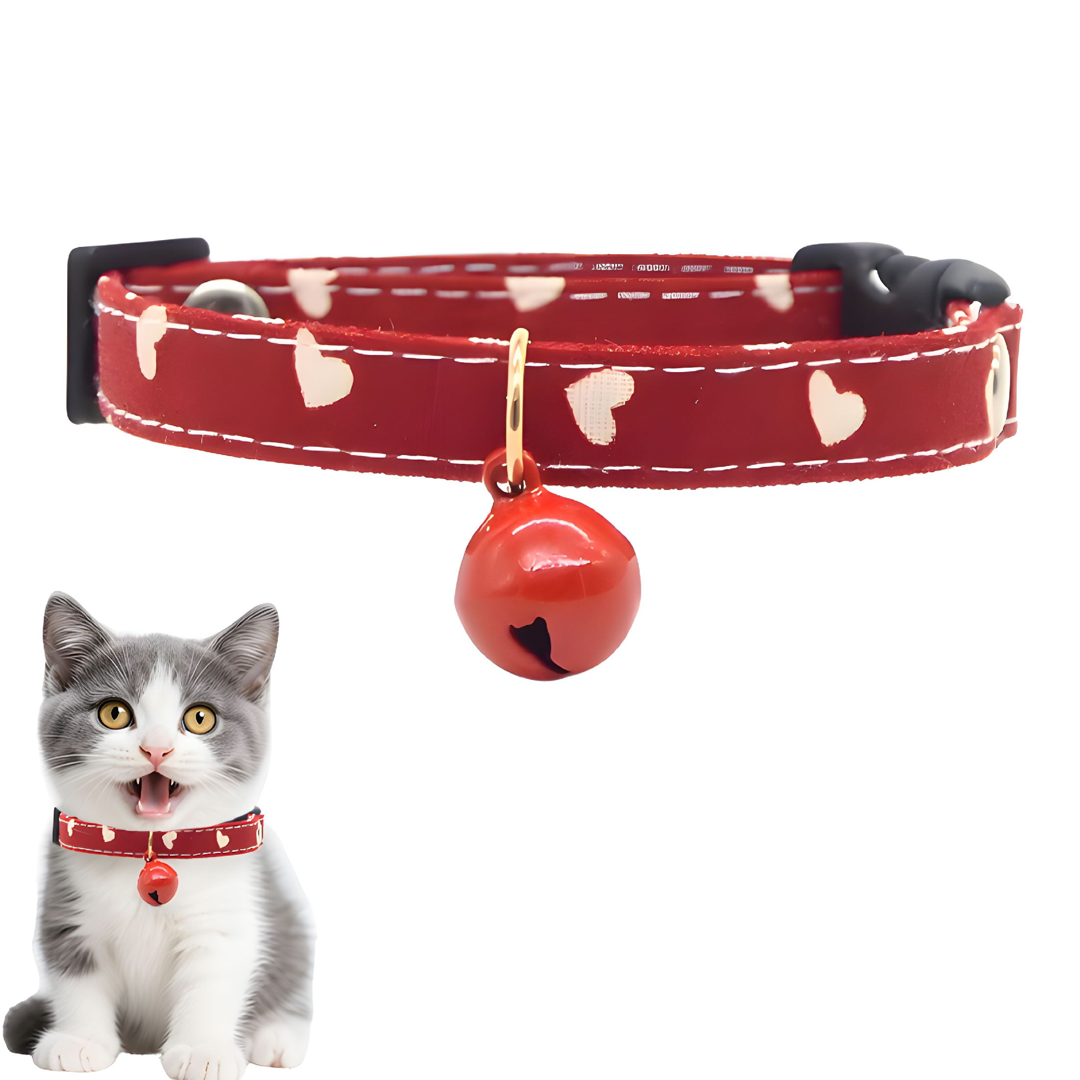 TELOLY Puppy Collar,Cloth Alloy Female Dog Collar for Small and Medium ...