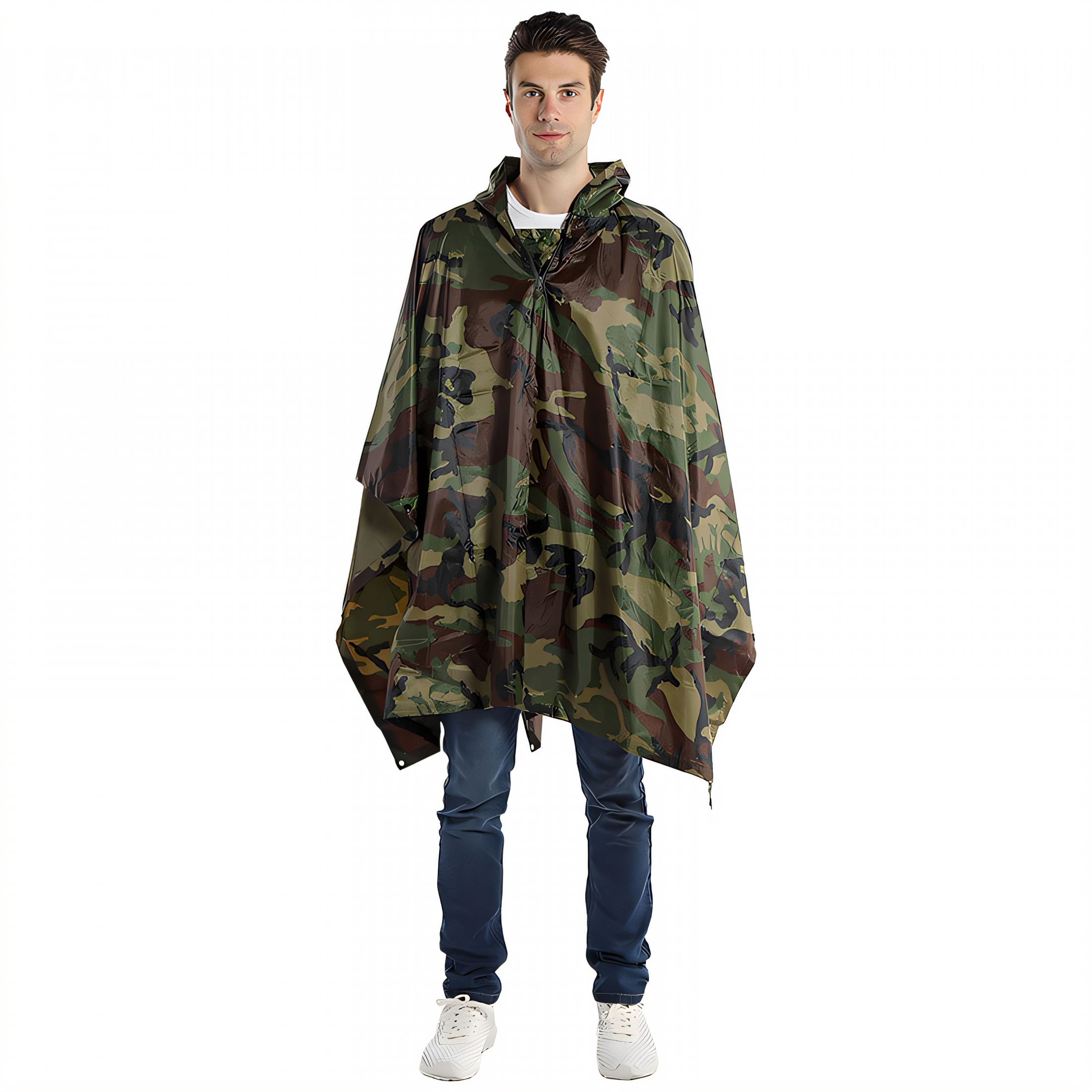 TELOLY Rain Ponchos for Adults,Prevents Dampness Rain Poncho Kids ...