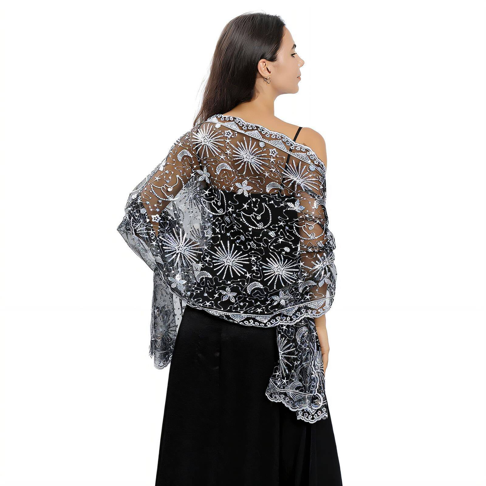 TELOLY Shawl Wraps for Women,Romantic and Elegant Appeal Shawls for ...