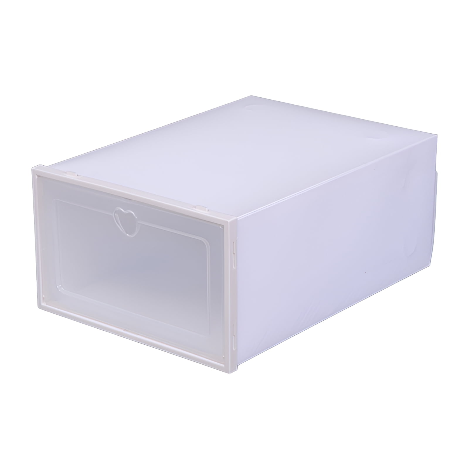 TELOLY Shoe Boxes Clean Material Choice Shoe Boxes See-Through Access ...