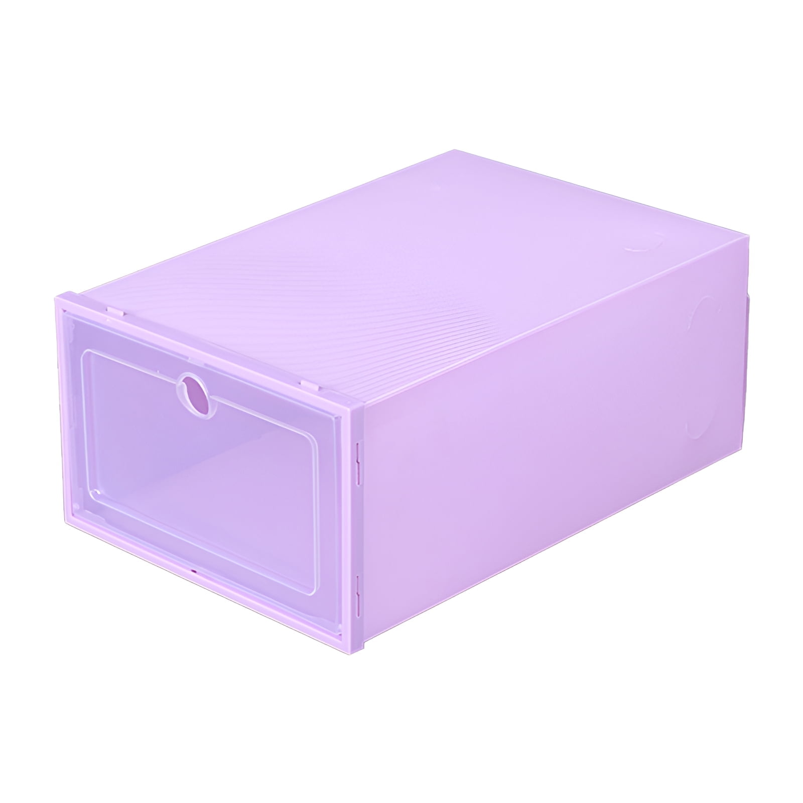 TELOLY Shoe Boxes Health-Safe Plastic Clear Shoe Storage Boxes ...
