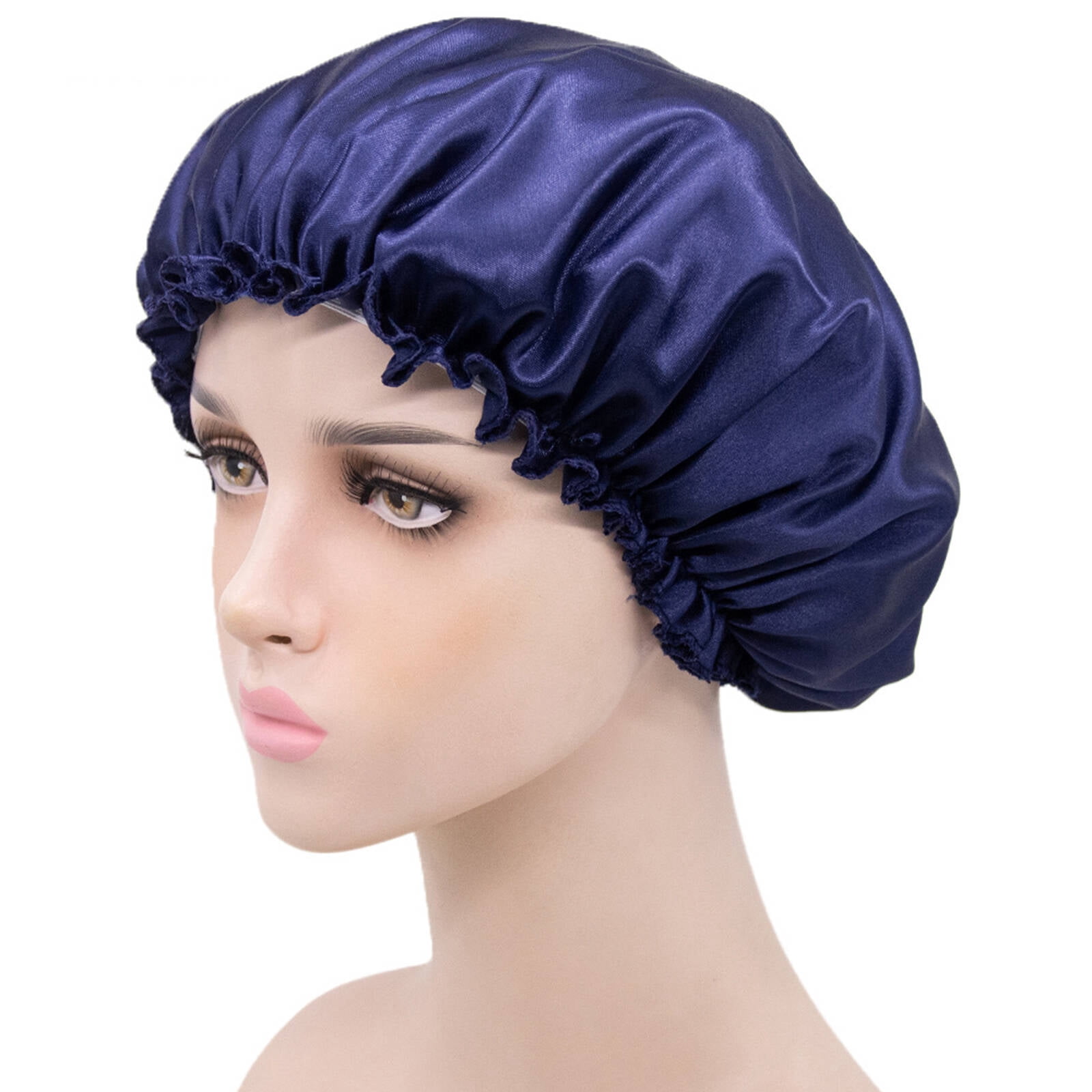 TELOLY Shower Cap Fungus Side Hair Bonnet Dome Top Shower Cap for Women ...