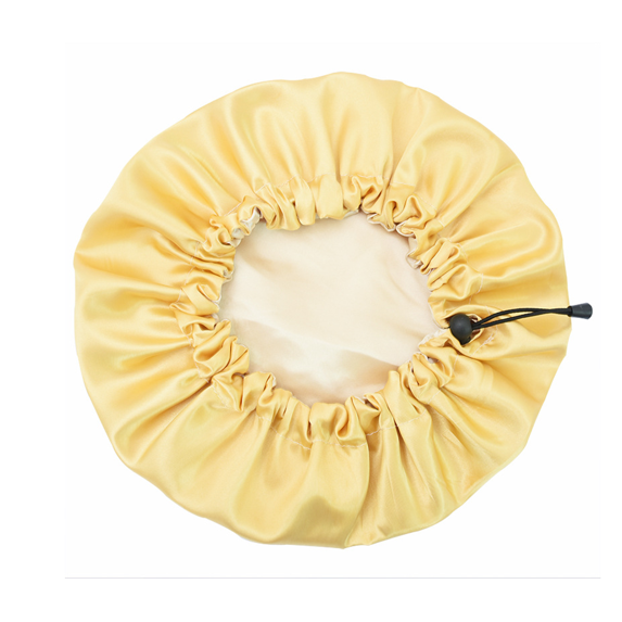 TELOLY Shower Cap,Large Shower Cap with Double-Layer Protection ...