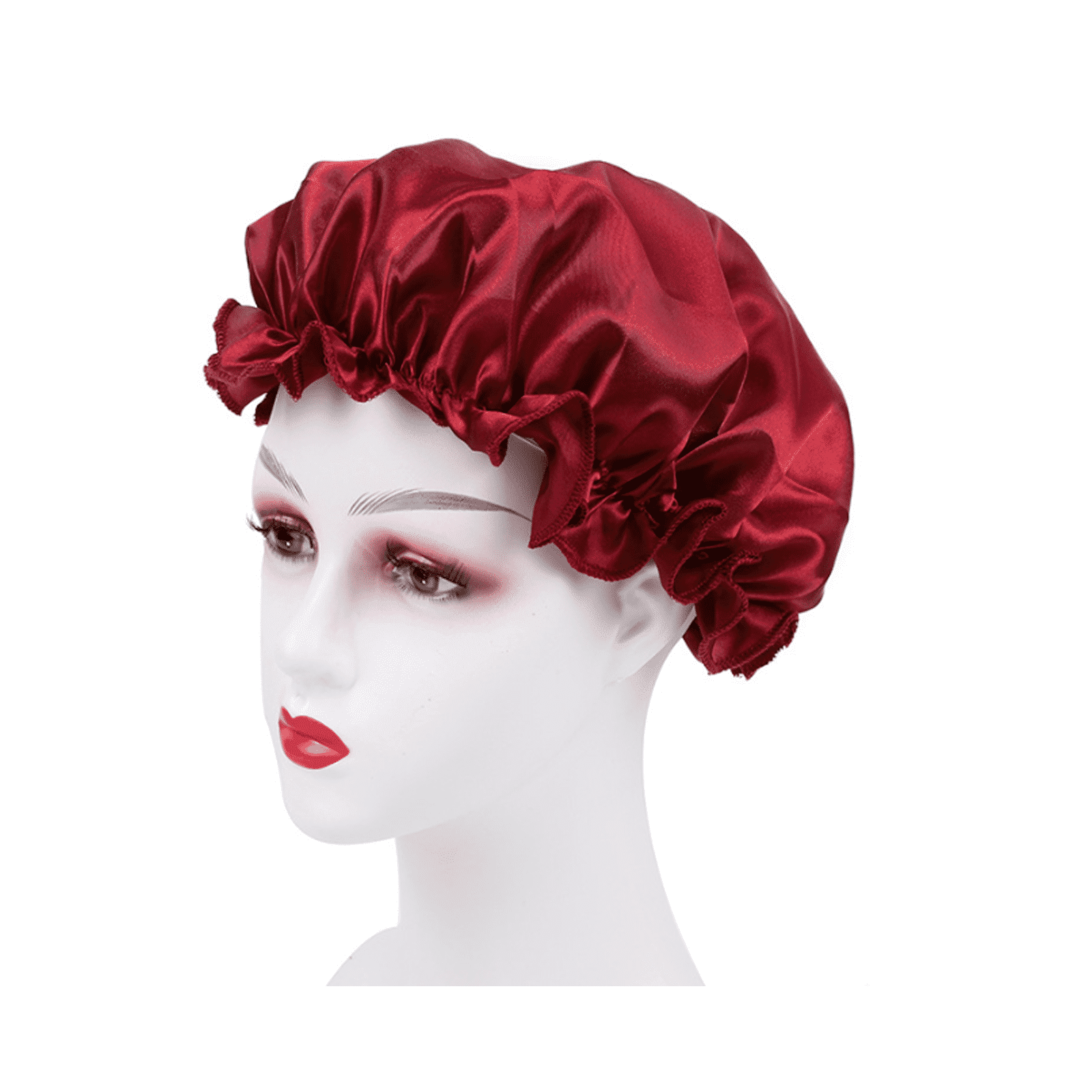 TELOLY Shower Cap Versatile Hair Bonnet Single Layer Bonnet for ...
