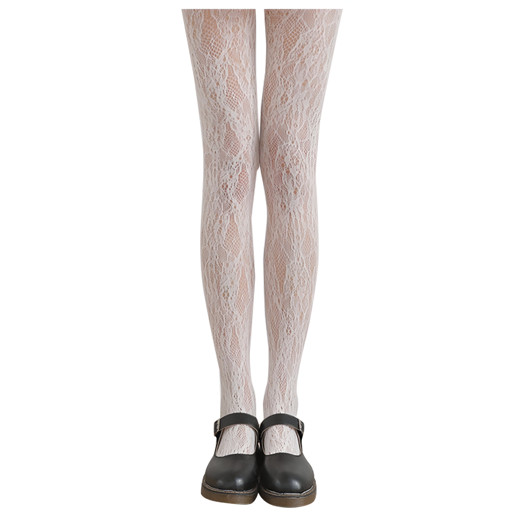 TELOLY 2026 New Silk Sheer Tights Control Top Lace Pantyhose for Office ...