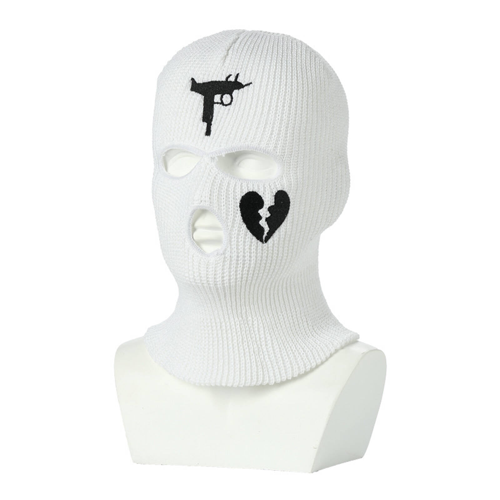 TELOLY Ski Mask,Clear Embroidery Ski Mask for Men,Stylish and ...