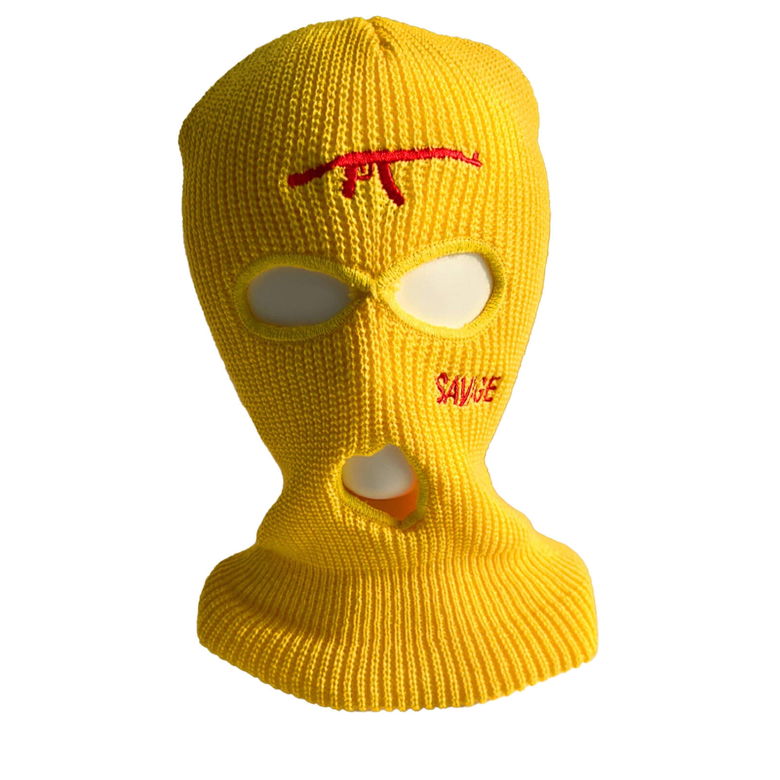TELOLY Ski Mask,Fine Embroidery Ski Mask for Men,Thickened Inside Full ...