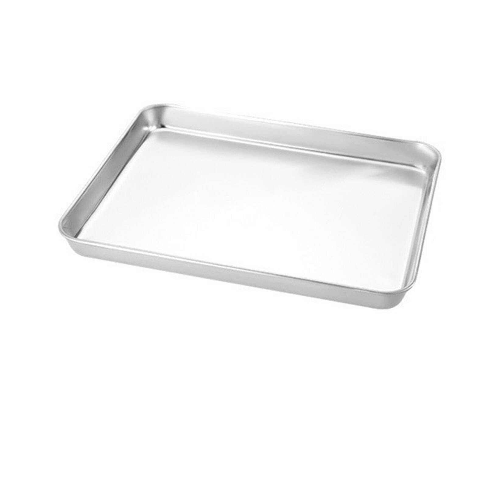 TELOLY Small Litter Box,Stainless Steel Material Stainless Steel Cat ...