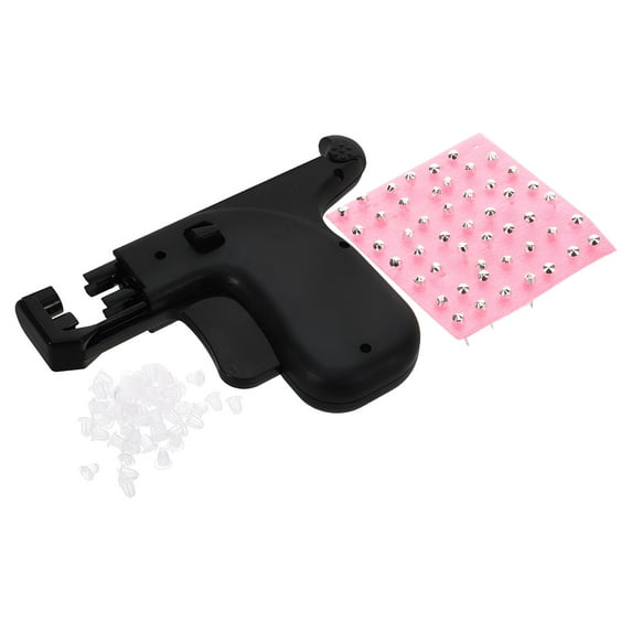 TELOLY Stainless Steel Ear Piercing Set Ear Piercings Kit Ear Piercer ...