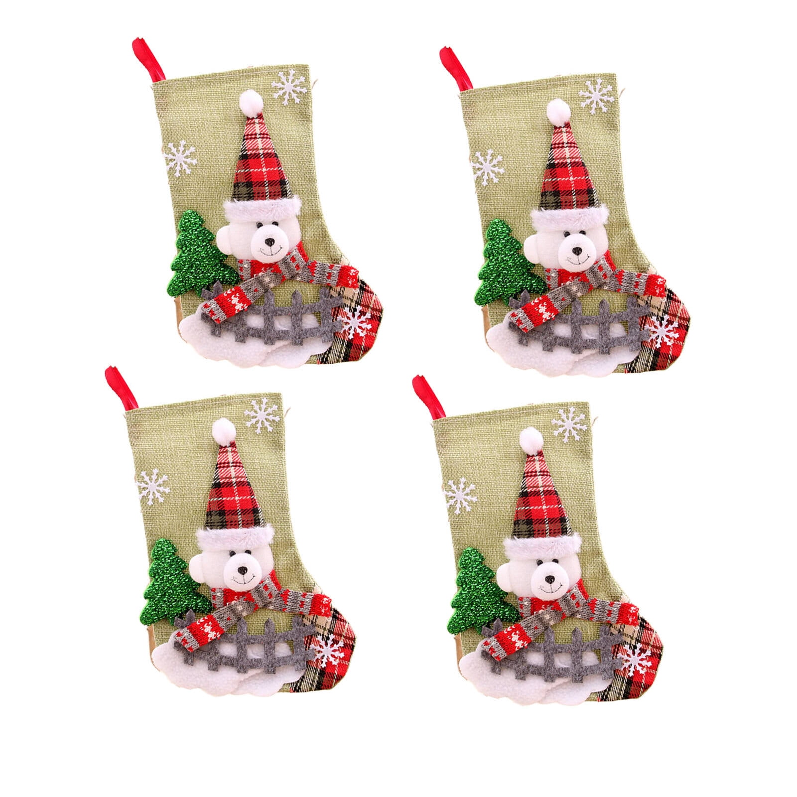 TELOLY Stockings,Christmas Trinkets Christmas Stocking,Family Holiday ...