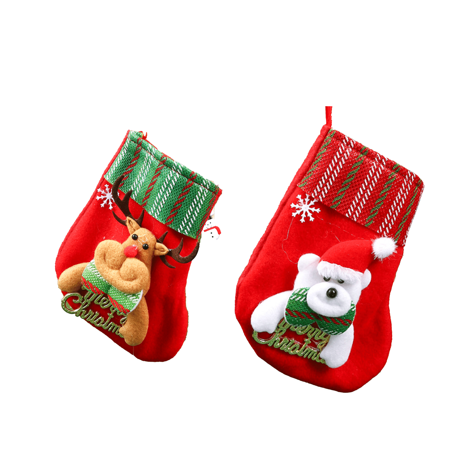 TELOLY Stockings,Creative Christmas Gift Christmas Stocking,Charming ...
