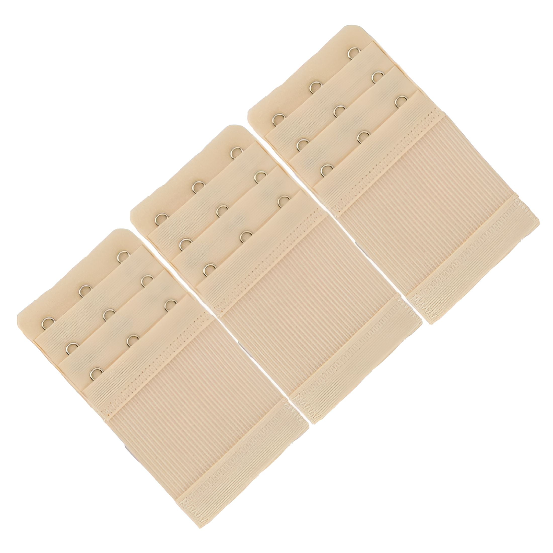 TELOLY Women'S Bra Extenders Stretch Elastic Bra Extender, 3 Hook, (3 ...