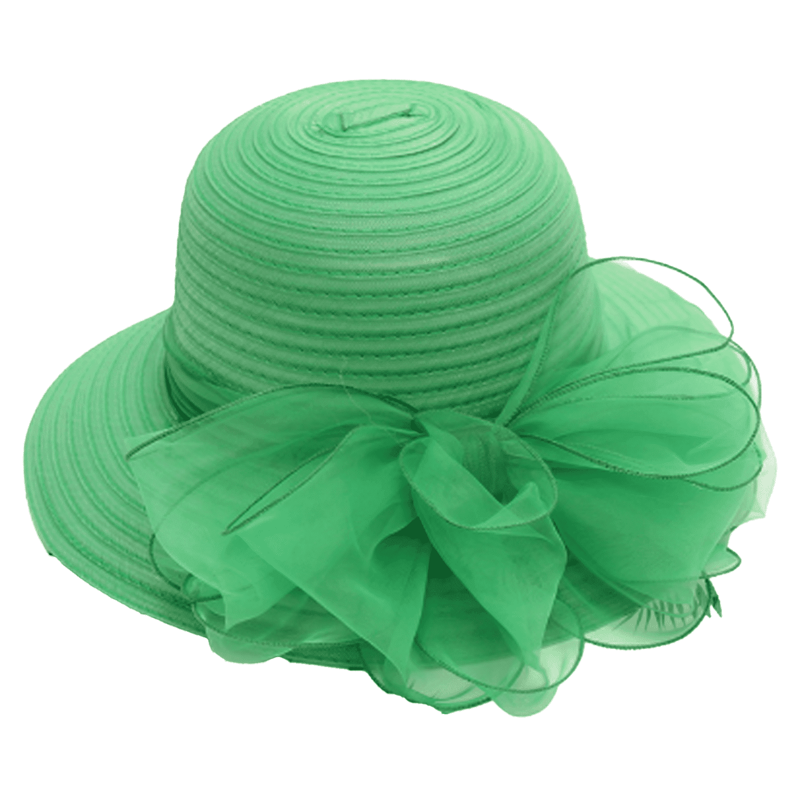 TELOLY Sun Hat Korean Style Bow Mesh Sun Hats for Women Summer Organza ...