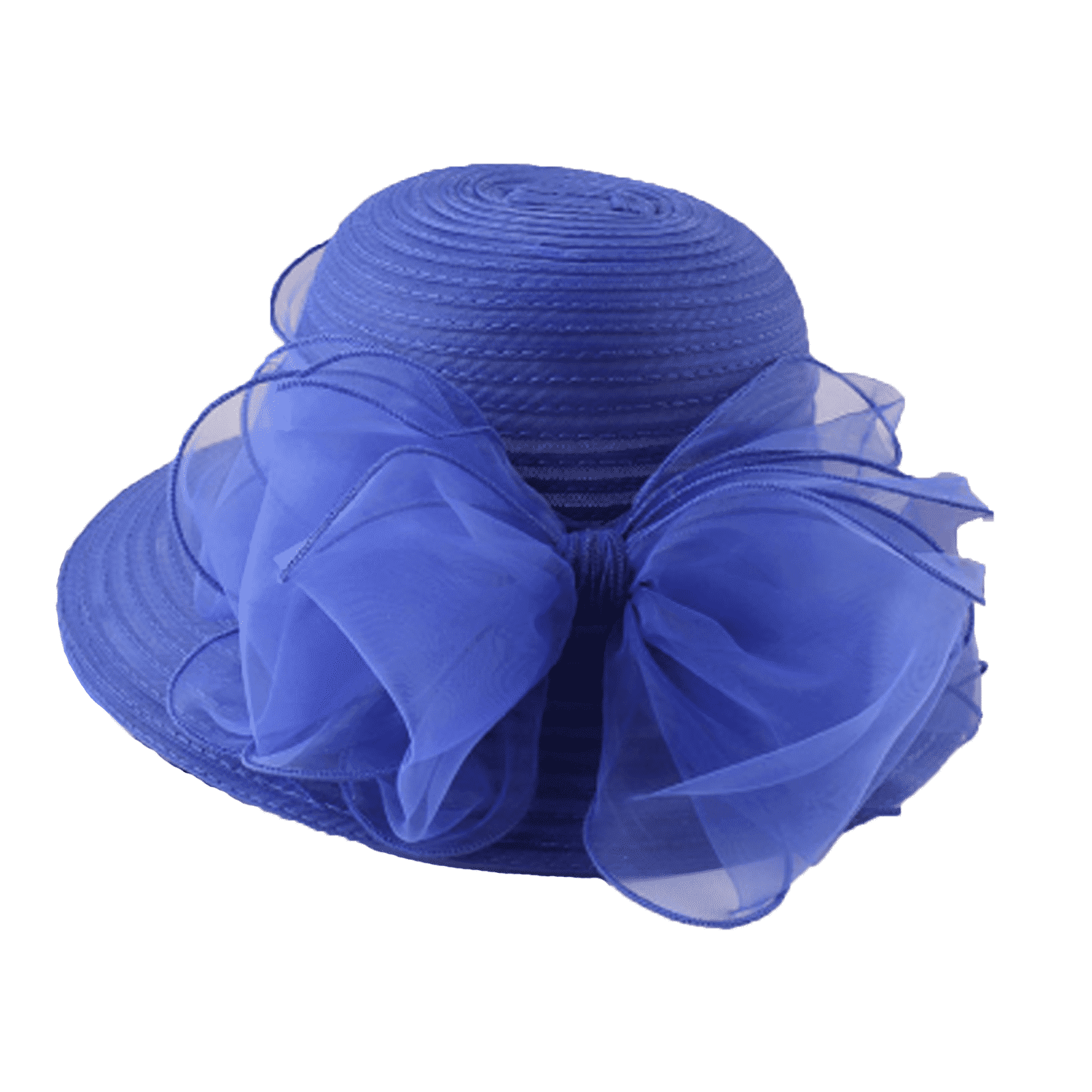 TELOLY Sun Hat Korean Style Bow Mesh Sun Hats for Women Summer Organza ...