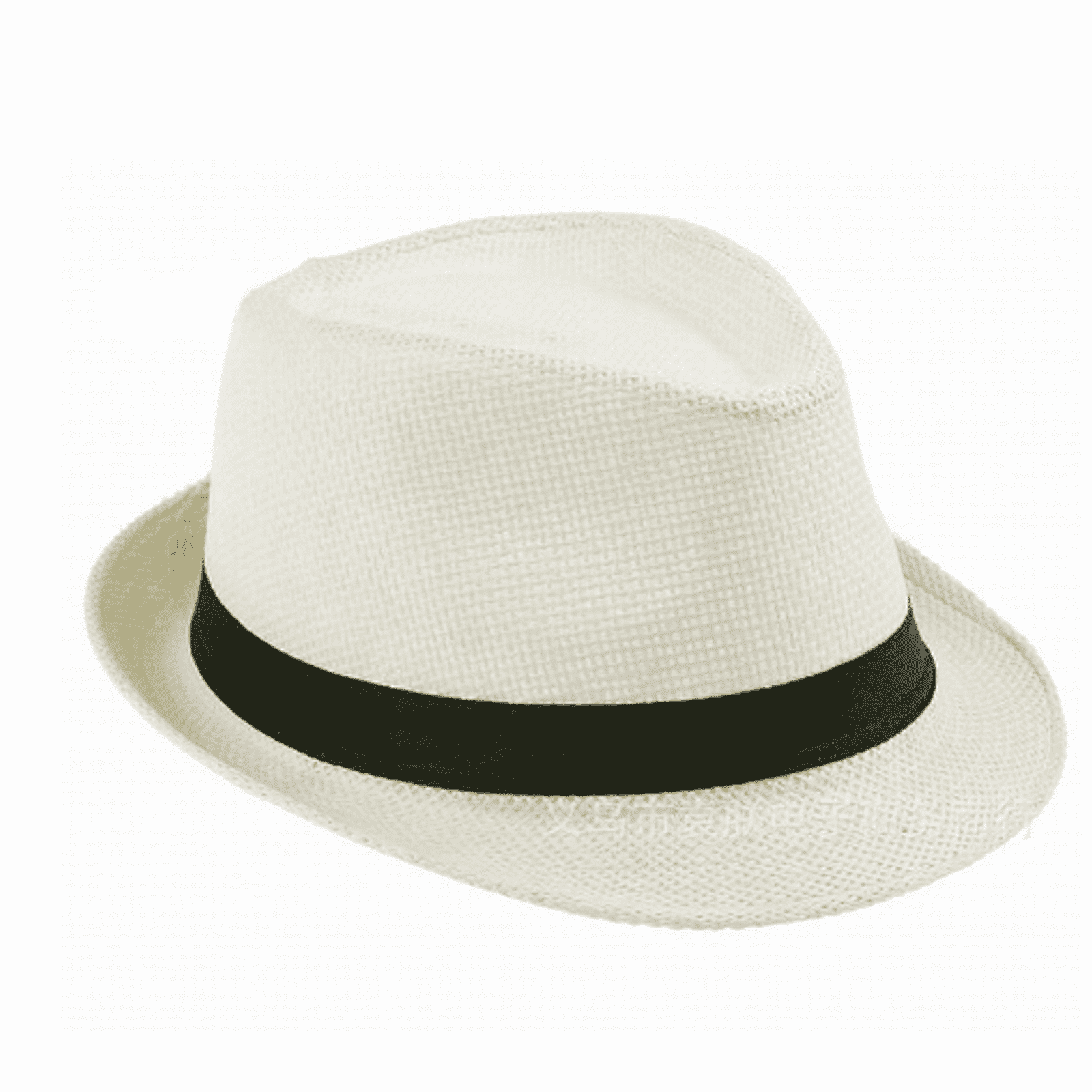 TELOLY Sun Hat Men British Style Jazz Straw Hat Papyrus Fabric Summer ...