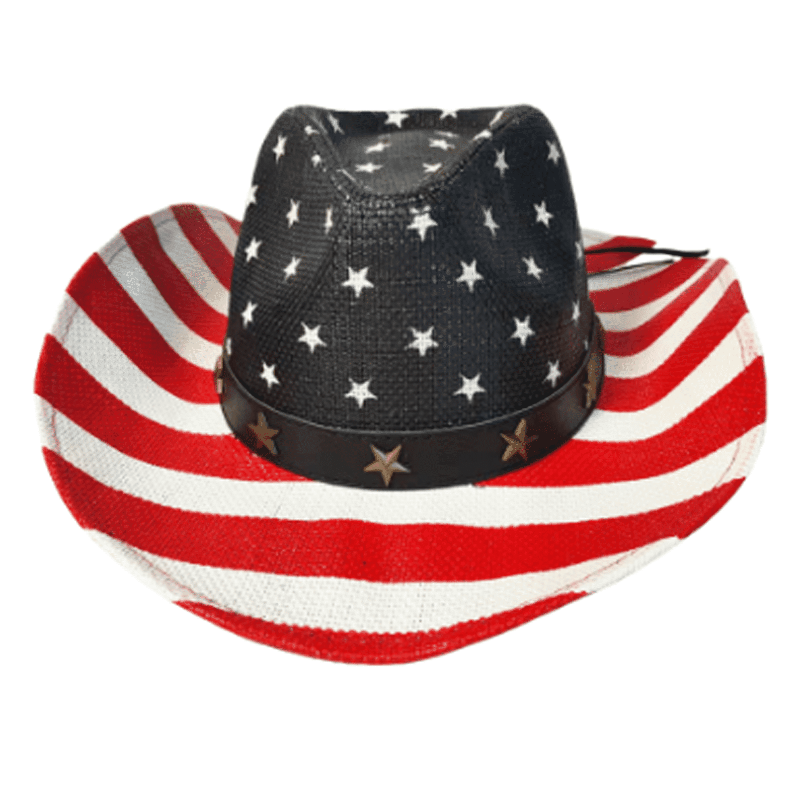 TELOLY Sun Hat Outdoor Large Brim Flag Cowboy Hat Top Hat Breathable ...