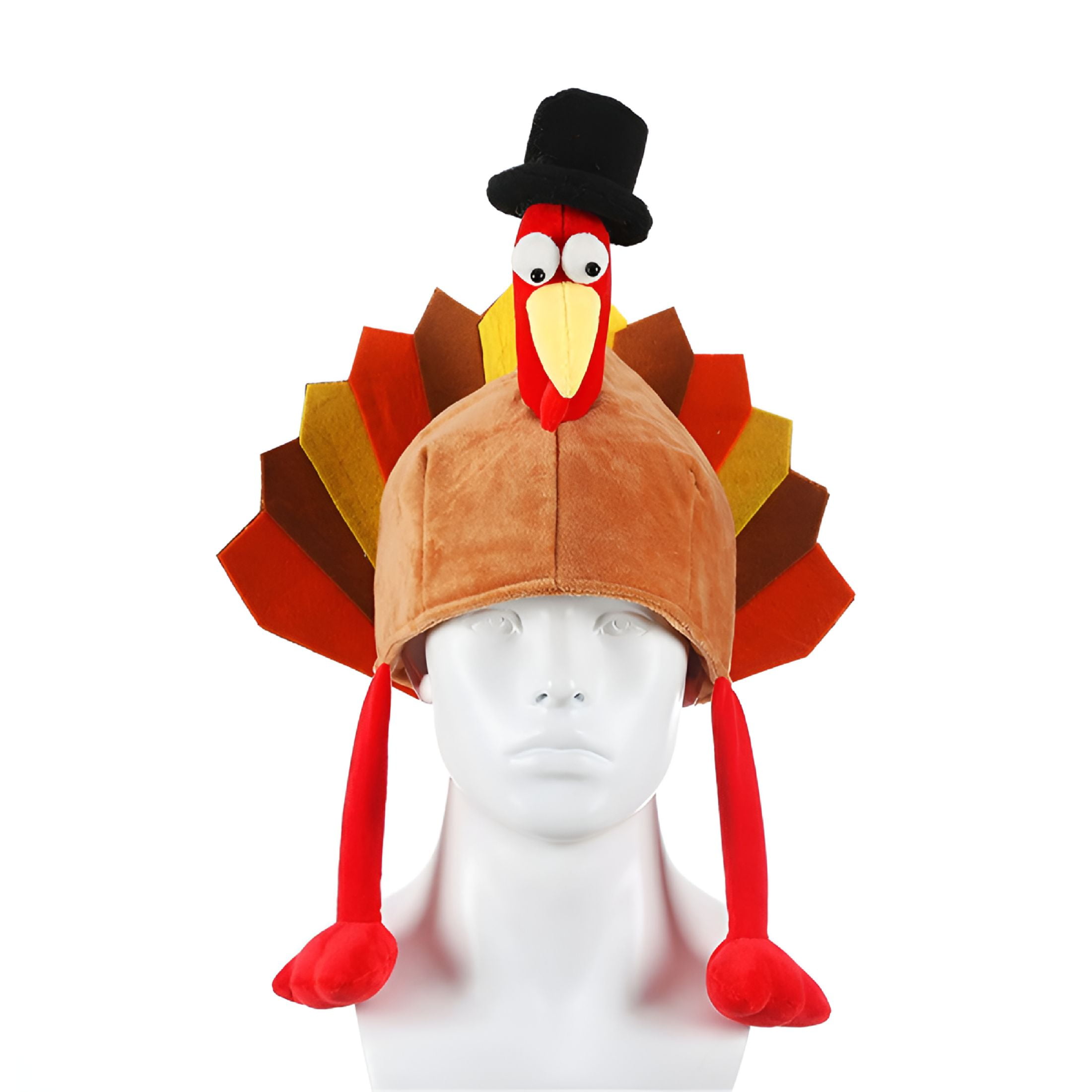 TELOLY Thanksgiving Turkey Hats Turkey Cap for Men Women Thanksgiving ...