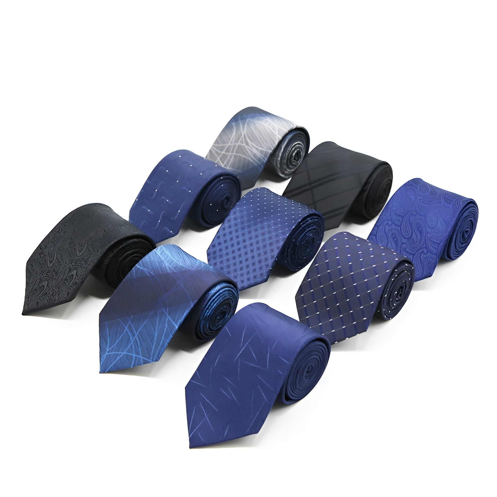 TELOLY Ties for Men,Fashion Choice Mens Ties,Endless Charm Mens Tie,Black - Walmart.com