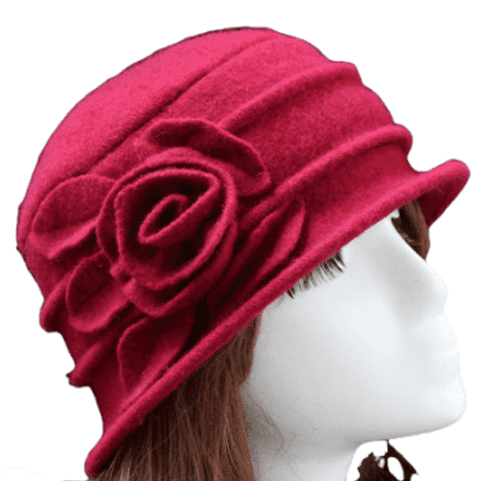 TELOLY Top Hat Autumn and Winter Fashion High-End Wool Hat Womens Hats ...
