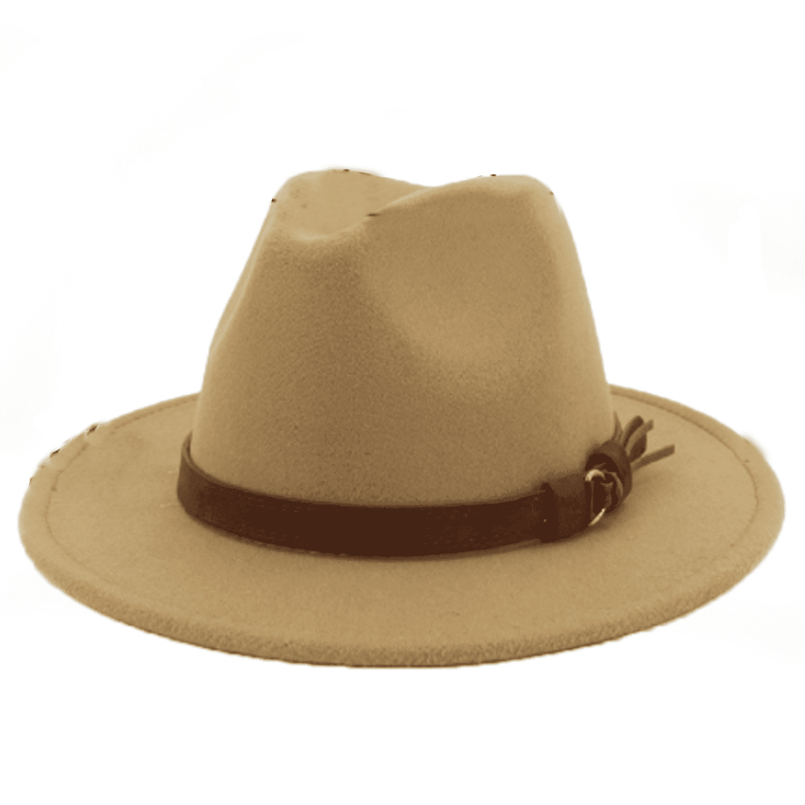 TELOLY Top Hat British Style Tassel Jazz Hat Fedora Hats for Men Panama ...