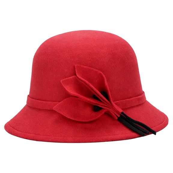 BWASD Womens Mens Jazz Cap Windproof Thicken Warm Plaid Short Brim with ...