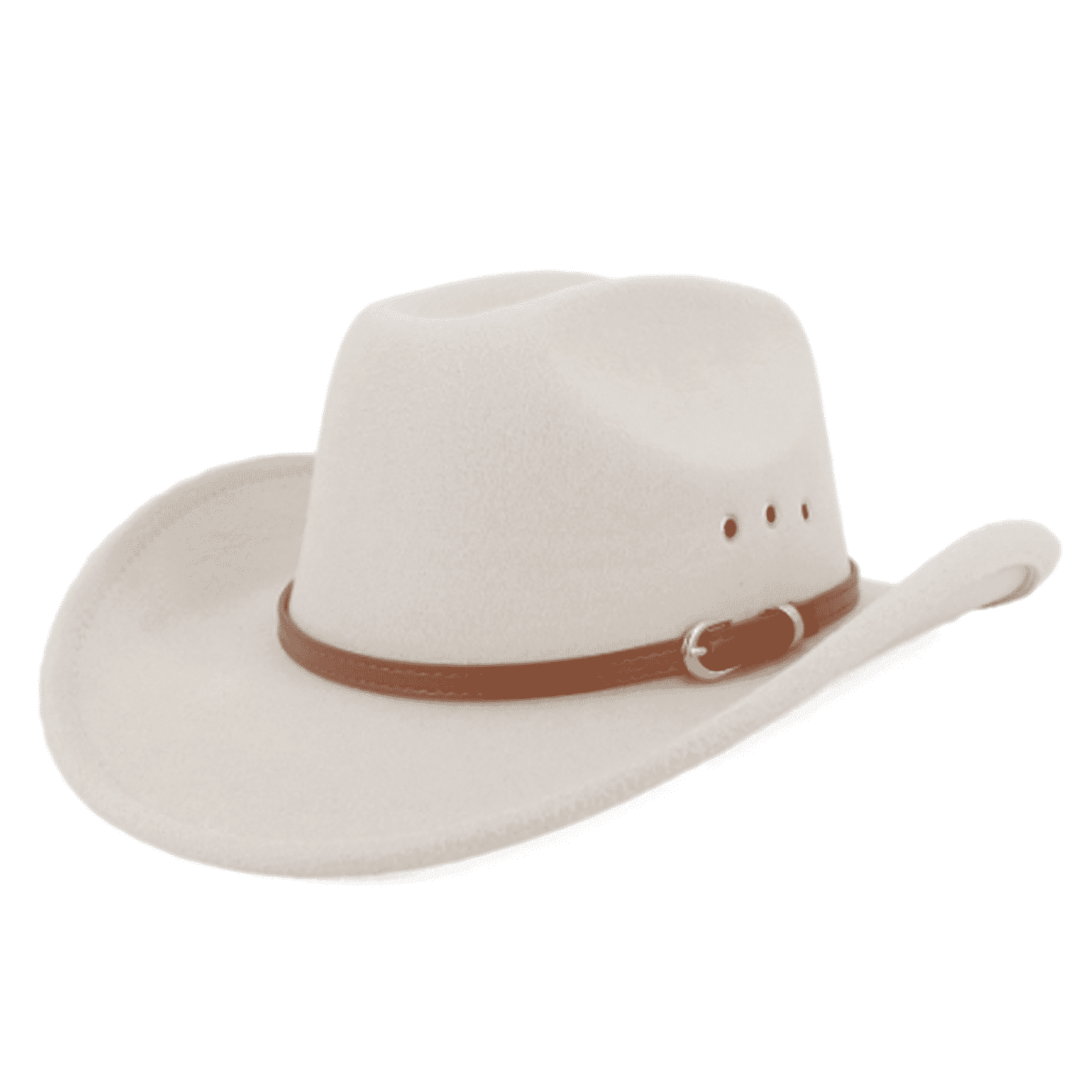 TELOLY Top Hat Right-Angled Square Top Western Cowboy Woolen Hat Hats ...