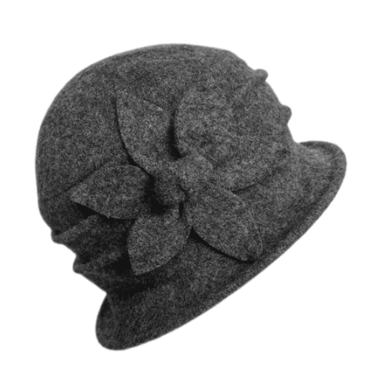 TELOLY Top Hat Winter Ladies Hexagonal Flowerpot Hat for Middle-Aged ...