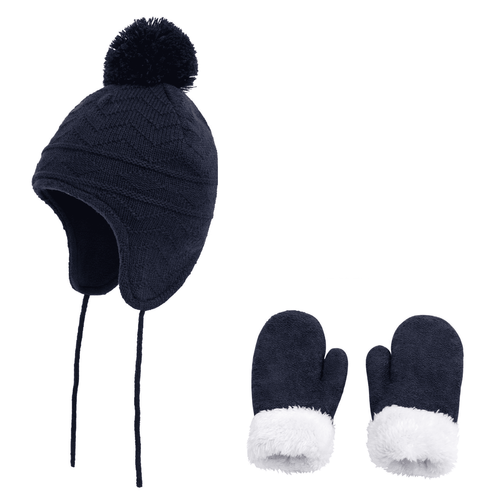 TELOLY Winter Warm Hats Plush Warmth Adorable Design Comfortable Fabric ...