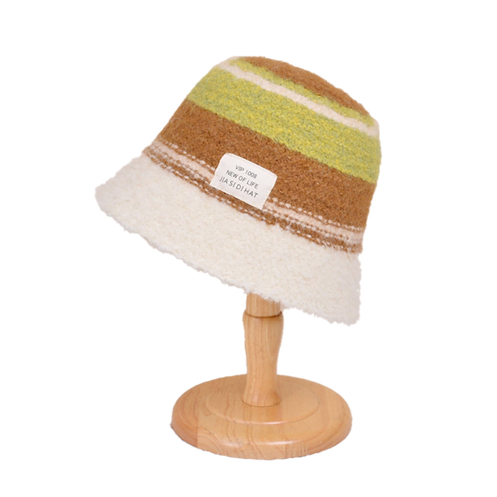 TELOLY Womens Hats,Winter Knitting Bucket Hats for Woman,Sweet Dopamine ...