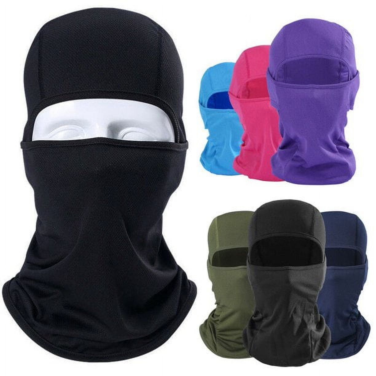 Nature Nature Unisex UV Protection Balaclava, Breathable Black Face ...