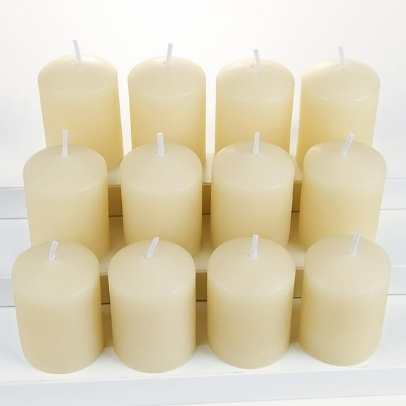 TELOSMA Natural Beeswax Candles Drippless - Smokeless Pure Beeswax ...