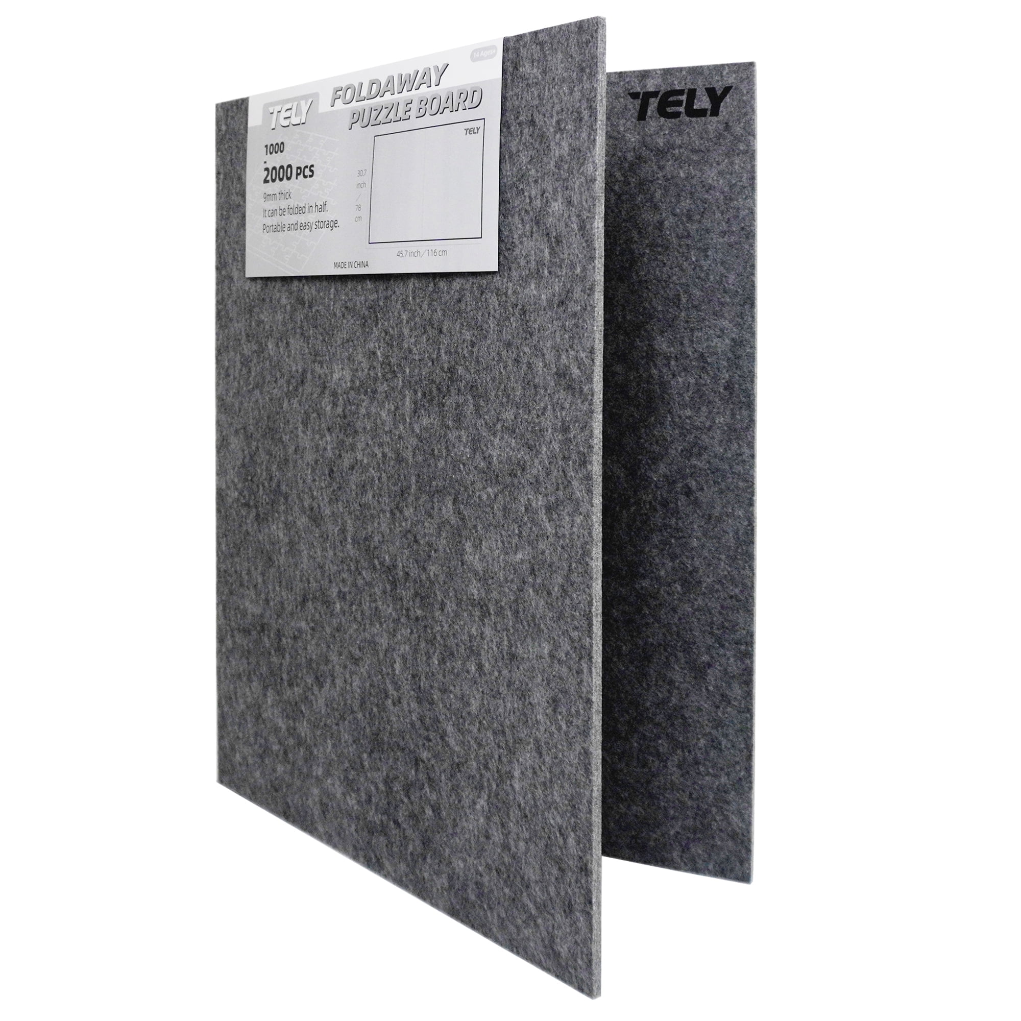 TELY Foldaway Puzzle Board Felt Mat for up to 2000 Pieces of Jigsaw ...