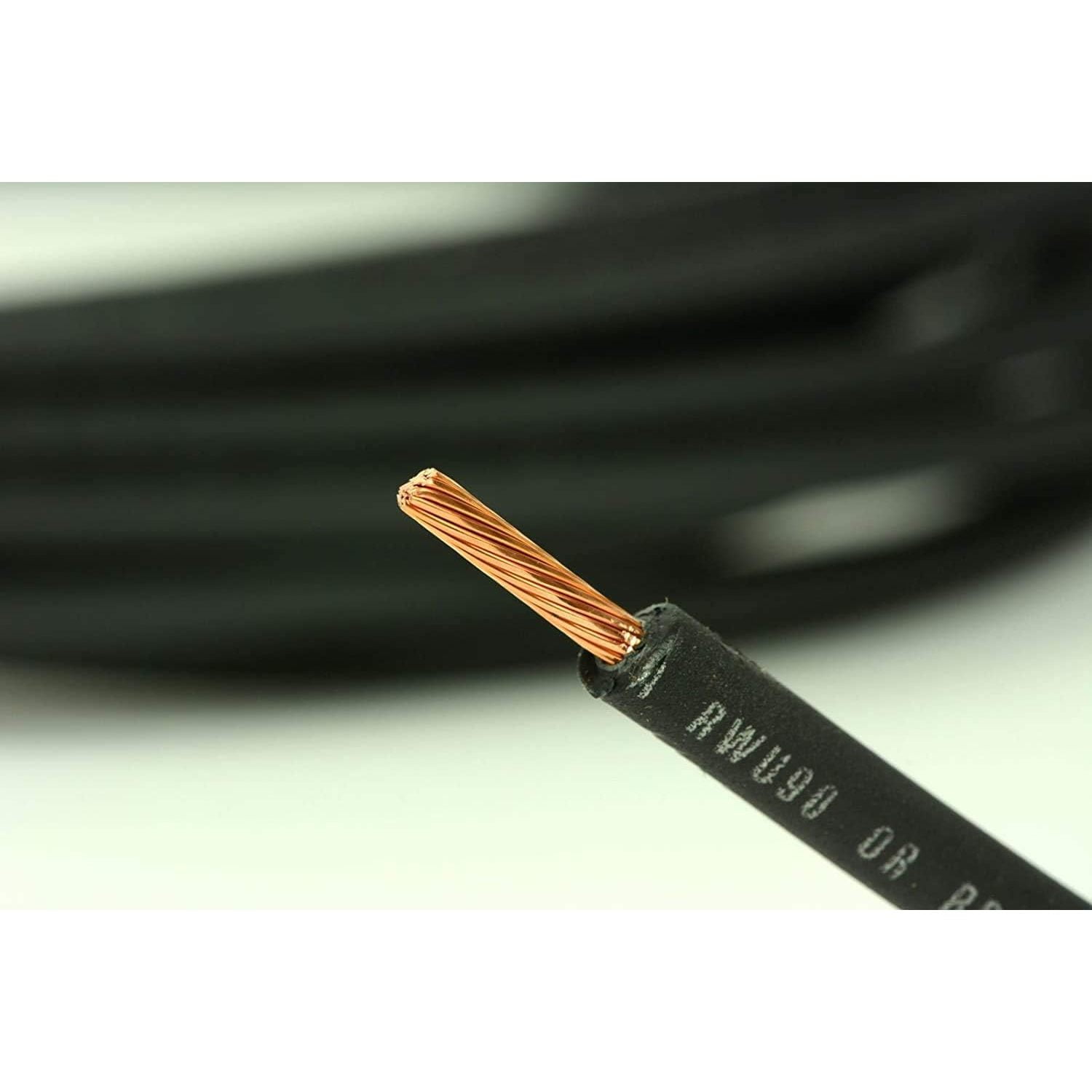TEMCo 12 AWG/Gauge Solar Cable - Made in The USA 60 Feet Black (Variety of Lengths Available ...