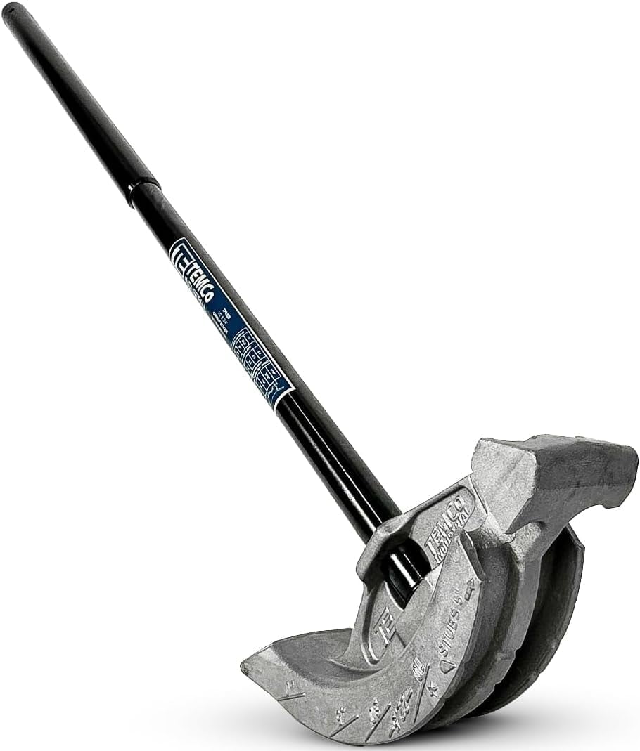 TEMCo 2 in 1 Dual Shoe Conduit Bender - 1/2" & 3/4" EMT, 1/2" Rigid - 2 ...