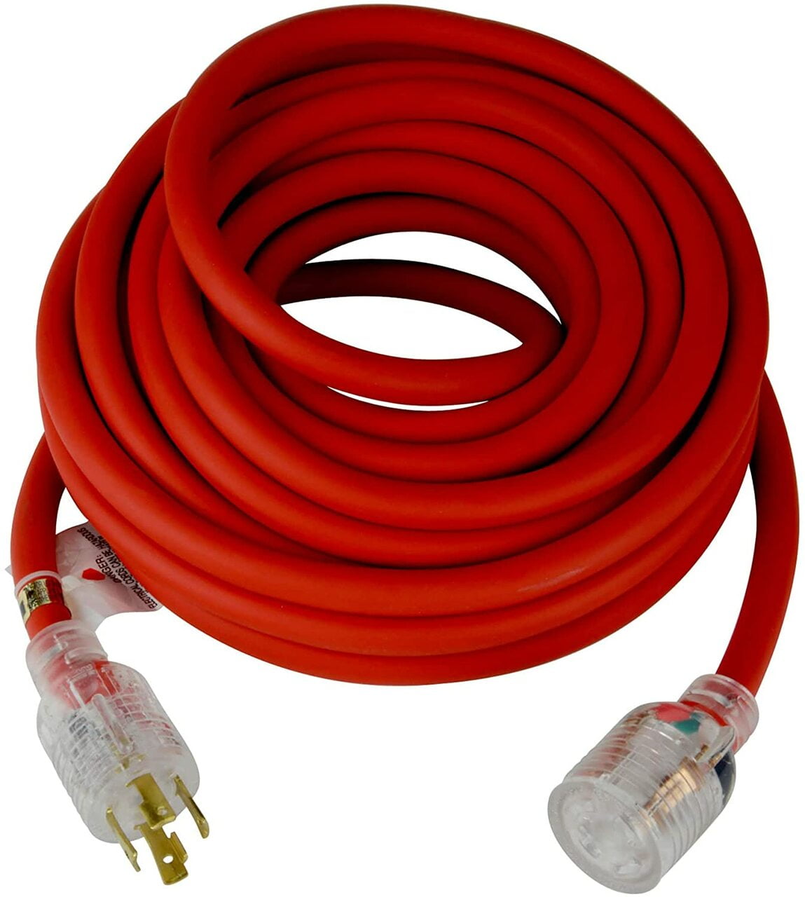 TEMCo 50 ft Extreme Cold Weather Generator Extension Cord L14-30 30 Amp ...