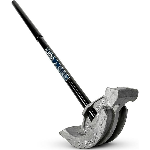 TEMCo Combination Conduit Bender for 1/2" and 3/4" EMT, 1/2" Rigid Two Sizes in a Single Tool ...