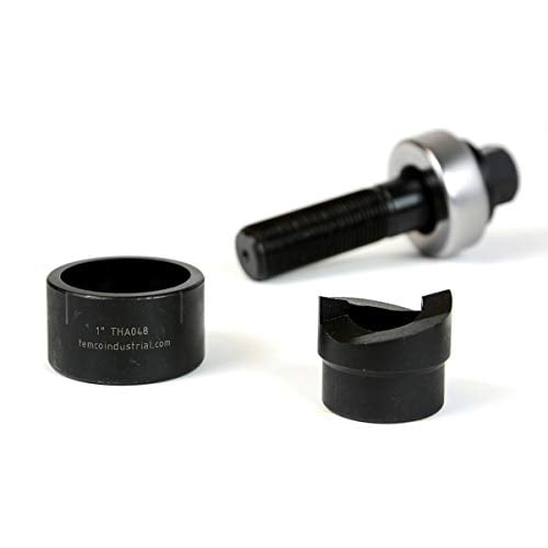 TEMCo TH0393-1 Conduit Hole Size Knockout Punch Unit with Manual Draw ...