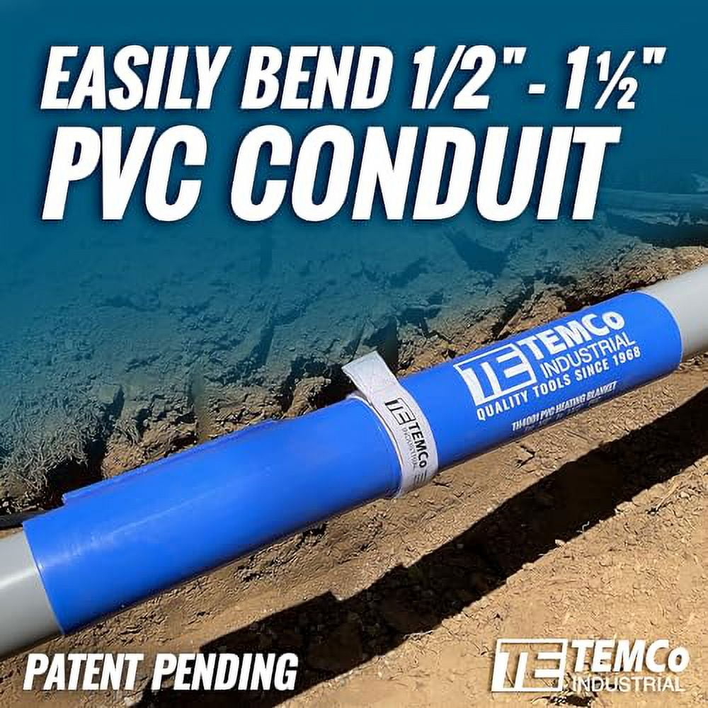 TEMCo TH4001 PVC Conduit Heat Blanket Bender 1/2" - 1 1/2" - Walmart.com