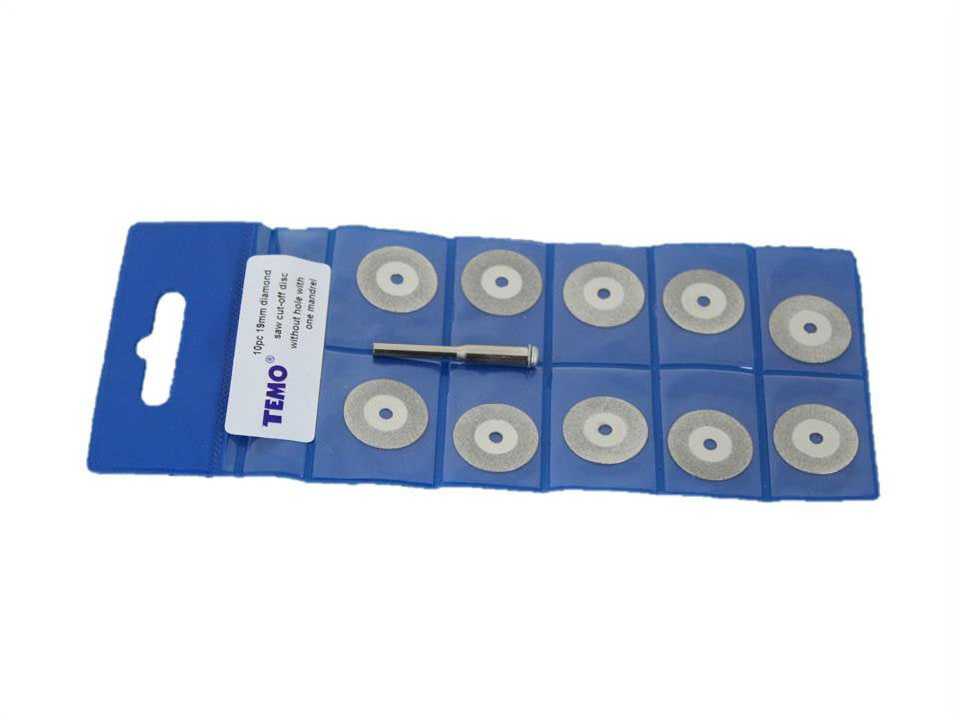 TEMO 10 pc 3/4 Inch (19 mm) Solid Diamond Coated Cut Off Wheel Saw Disc ...