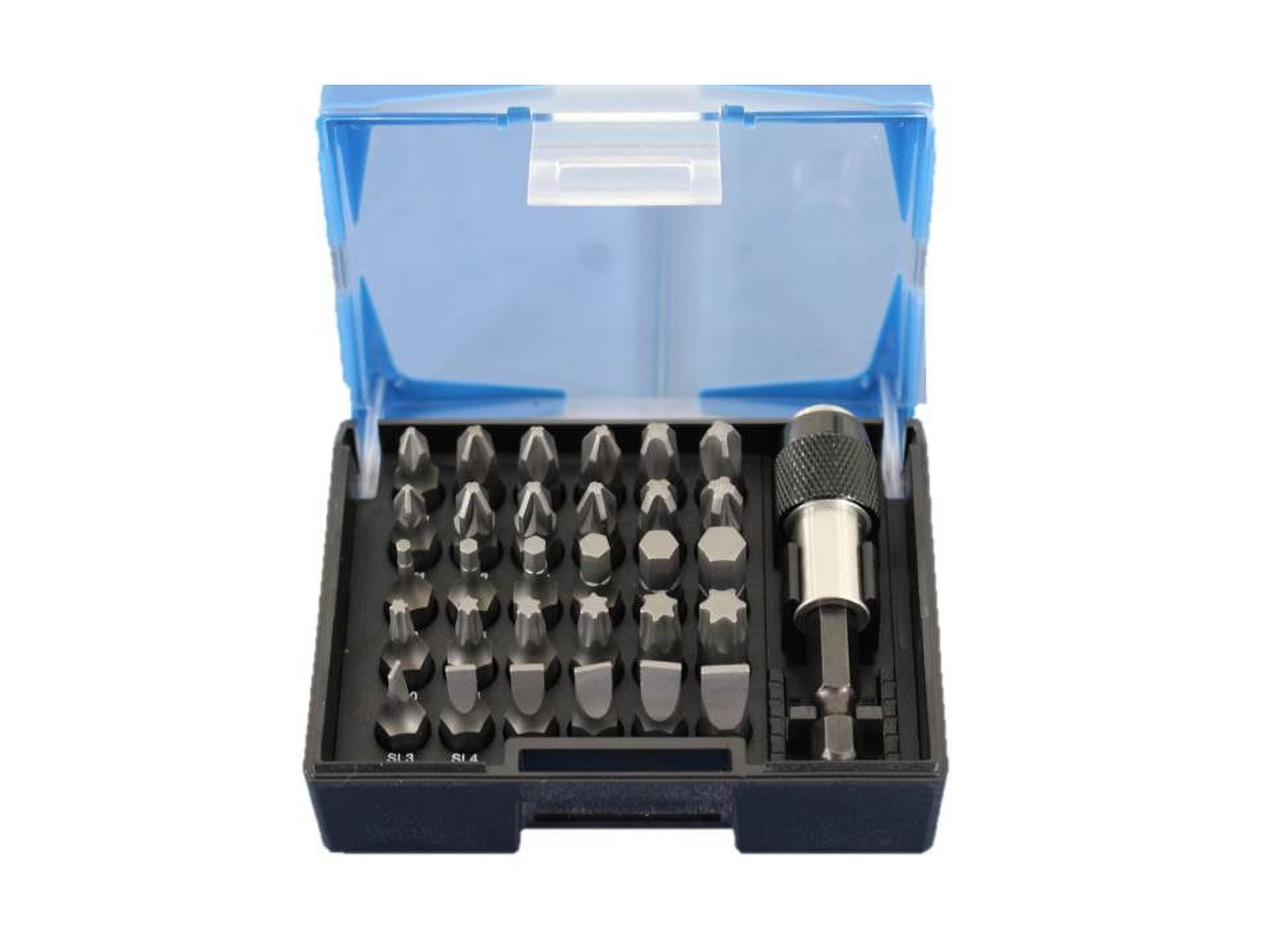 TEMO 31 pc Impact Ready Security Screwdriver Bit Set Kit with One Quick ...