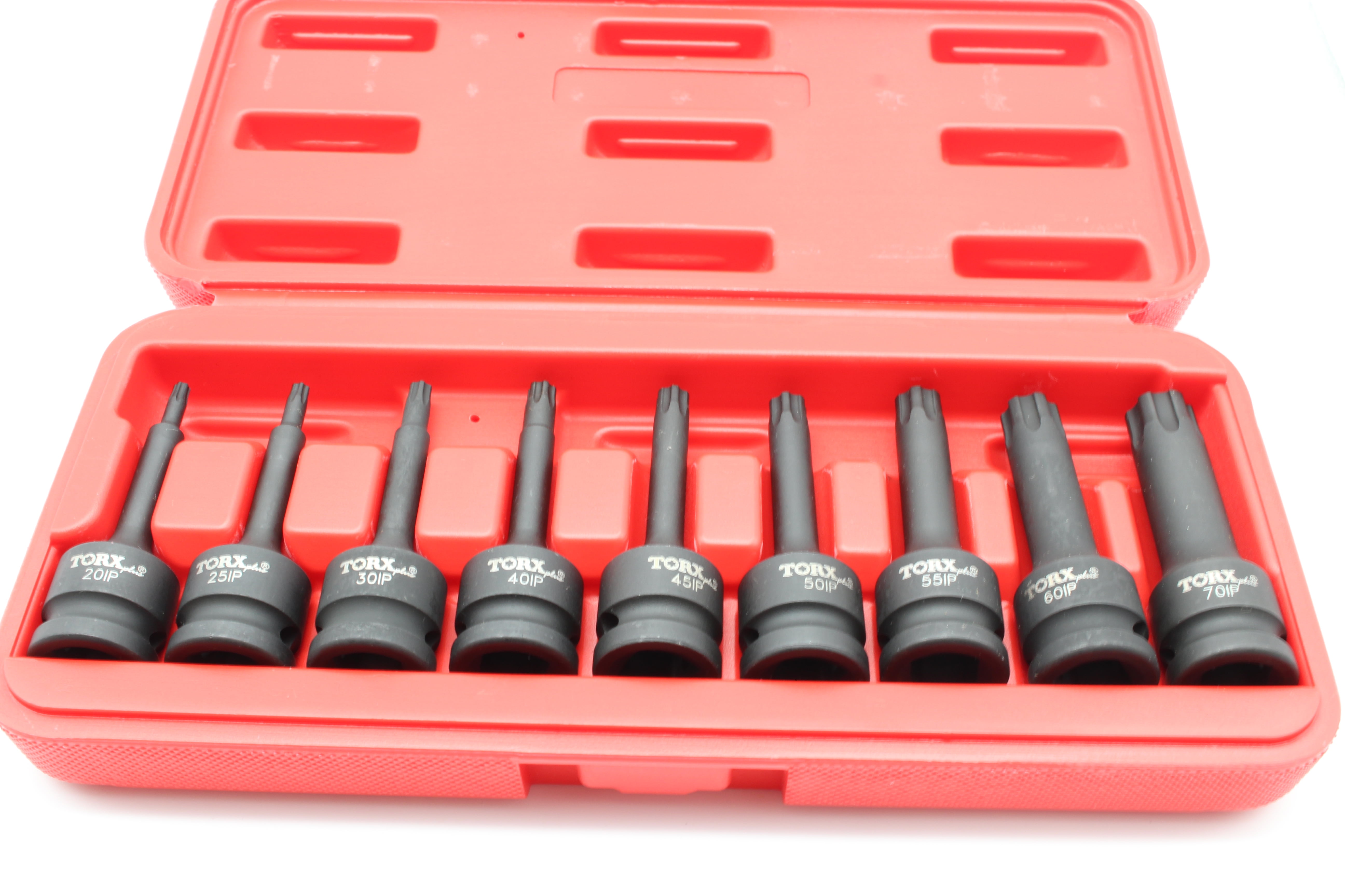 TEMO 9 pc Torx Plus IP 3 Inch (76 mm) Long 6 Point Black Impact Bit ...