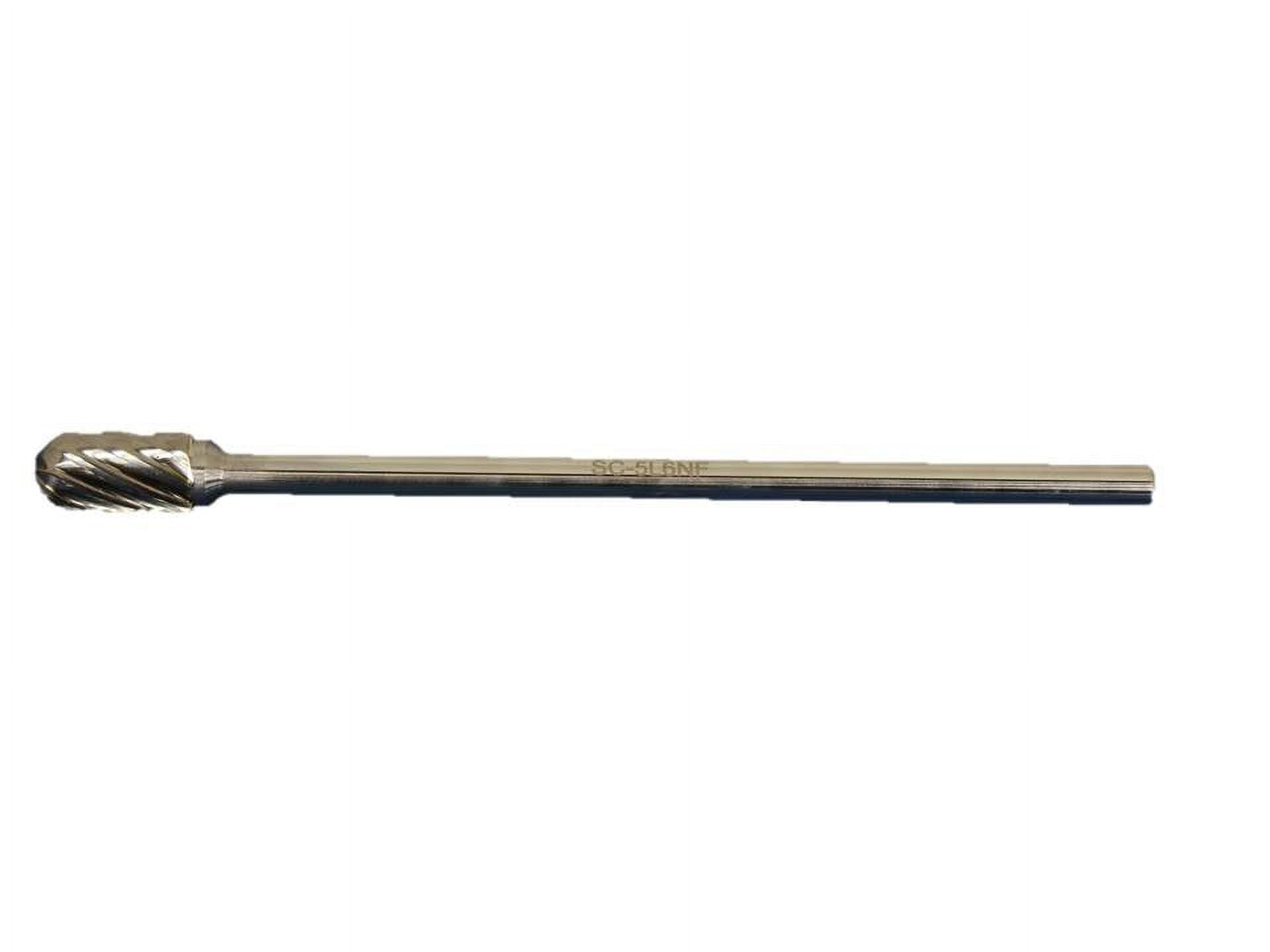 TEMO SC-5L6 NF Aluminum Cut Carbide Rotary Burr File, 1/2 Inch (12.7 mm ...